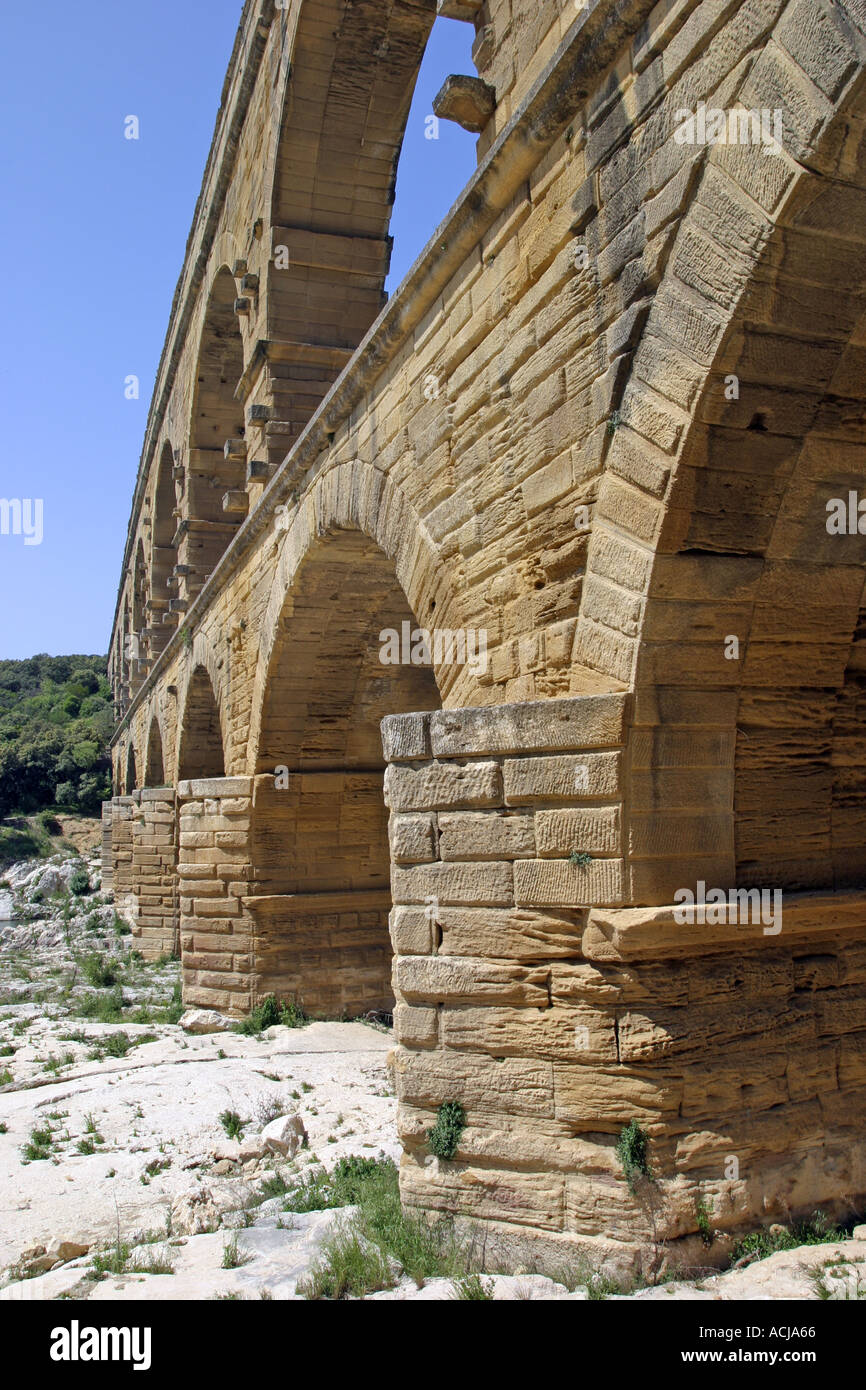 Am Pont du Gard Stock Photo - Alamy