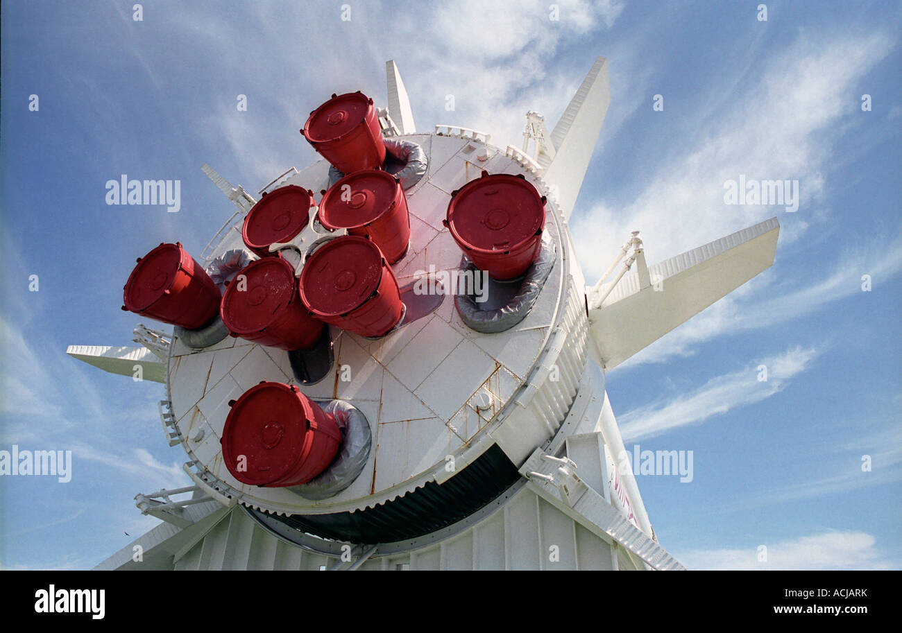 Rockets and other space hardware in the rocket garden of the Kennedy ...