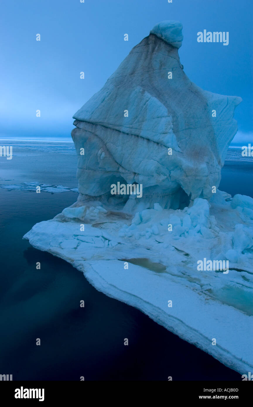 Iceberg off Franz josef land Russian high Arctic Stock Photo - Alamy