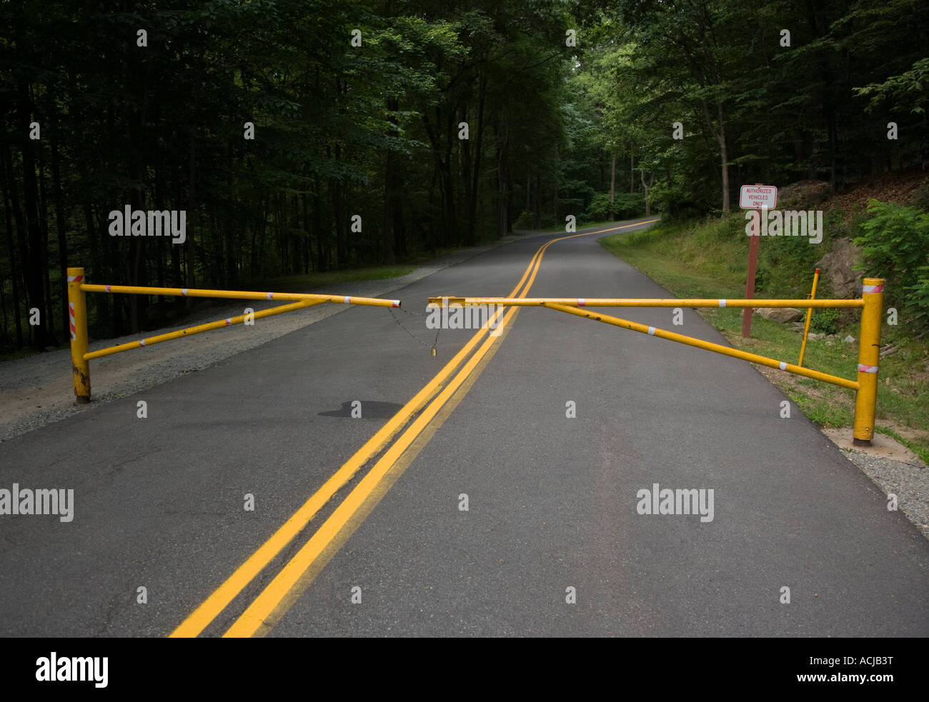 Closed country road hi-res stock photography and images - Alamy