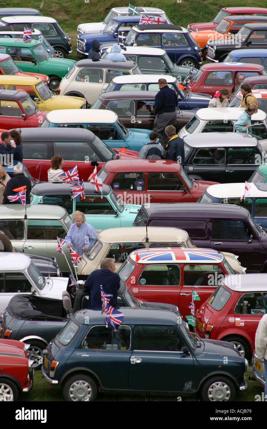 Mini owners club rally Stock Photo - Alamy