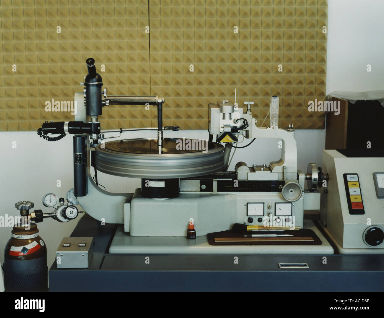 An record making machine Stock Photo - Alamy