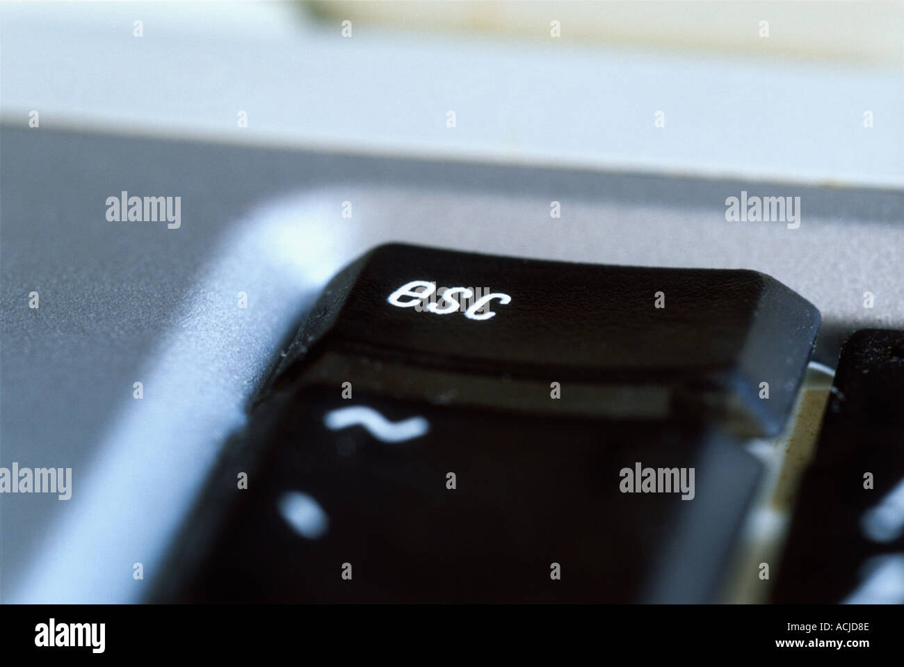 An escape key on a computer keyboard Stock Photo - Alamy