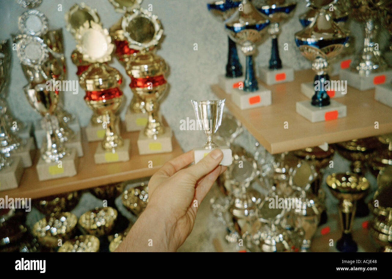 A trophy shop Stock Photo - Alamy