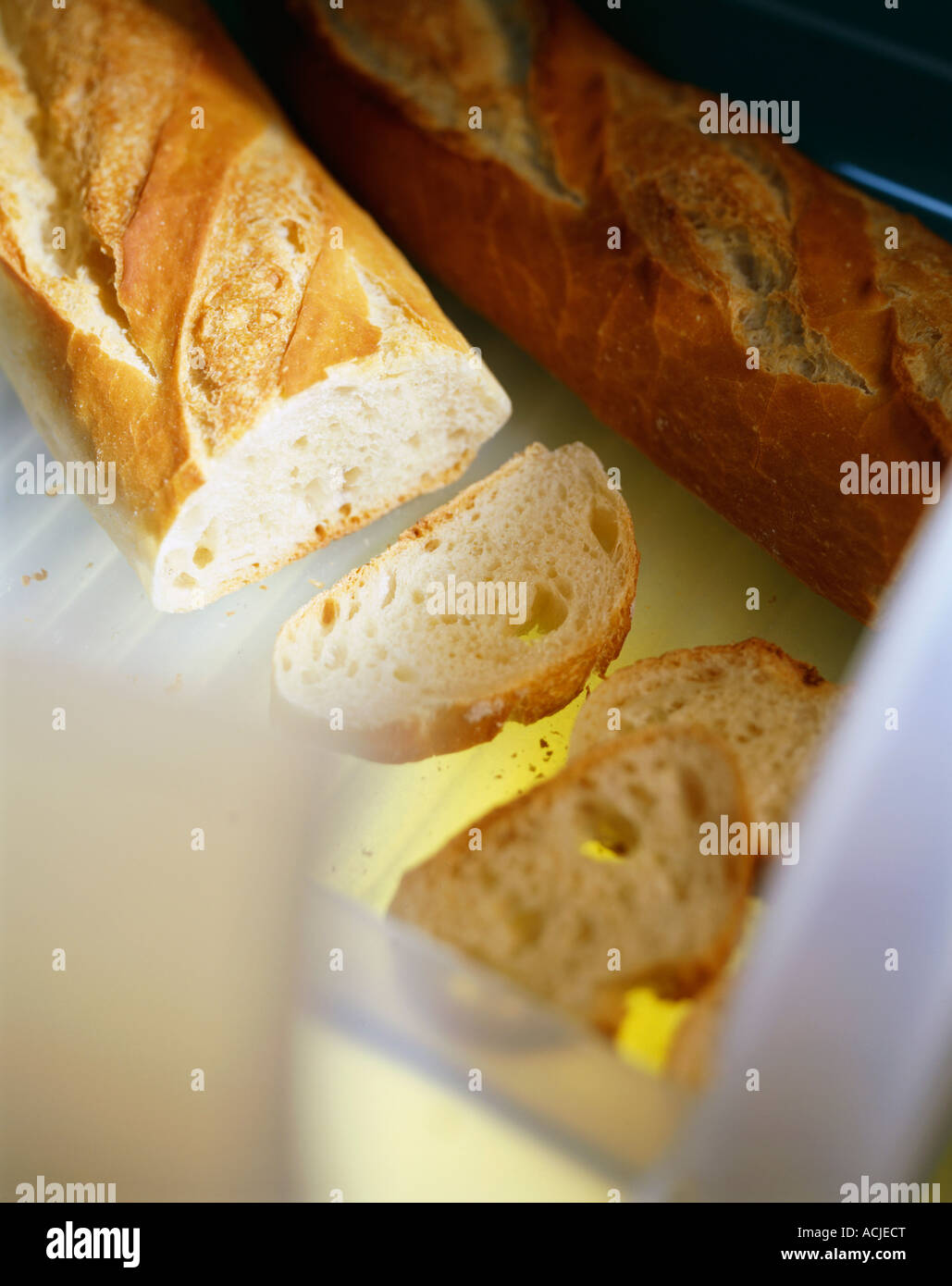 French loaf white background Stock Photo - Alamy