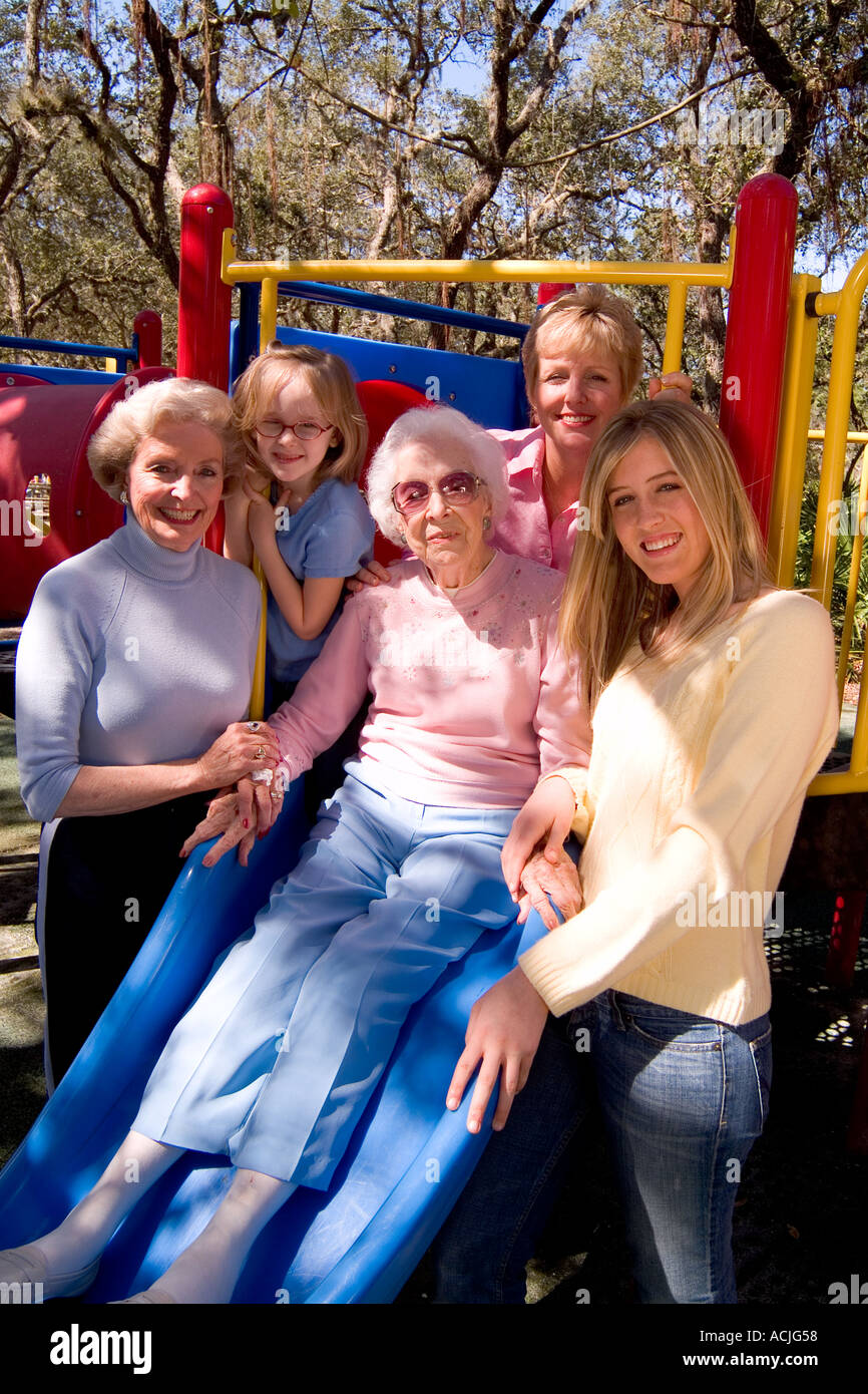 4 four generations women hi-res stock photography and images - Alamy