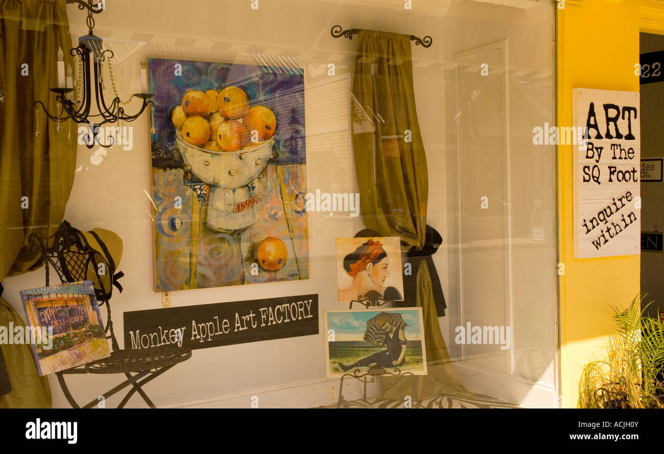 Monkey Apple Art Factory at Key West FL, Florida Keys Stock Photo - Alamy