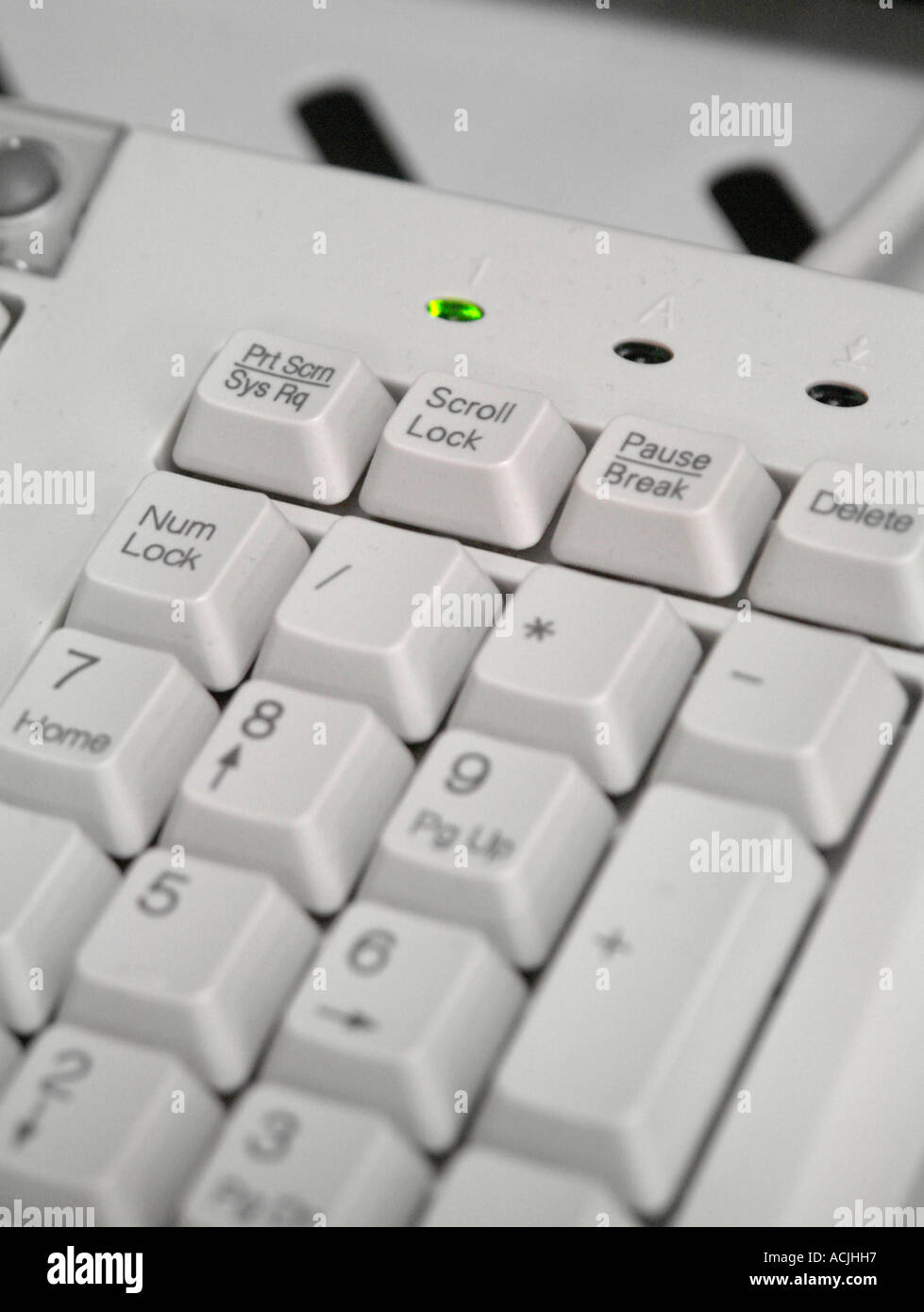 QWERTY Computer keyboard closeup Stock Photo - Alamy
