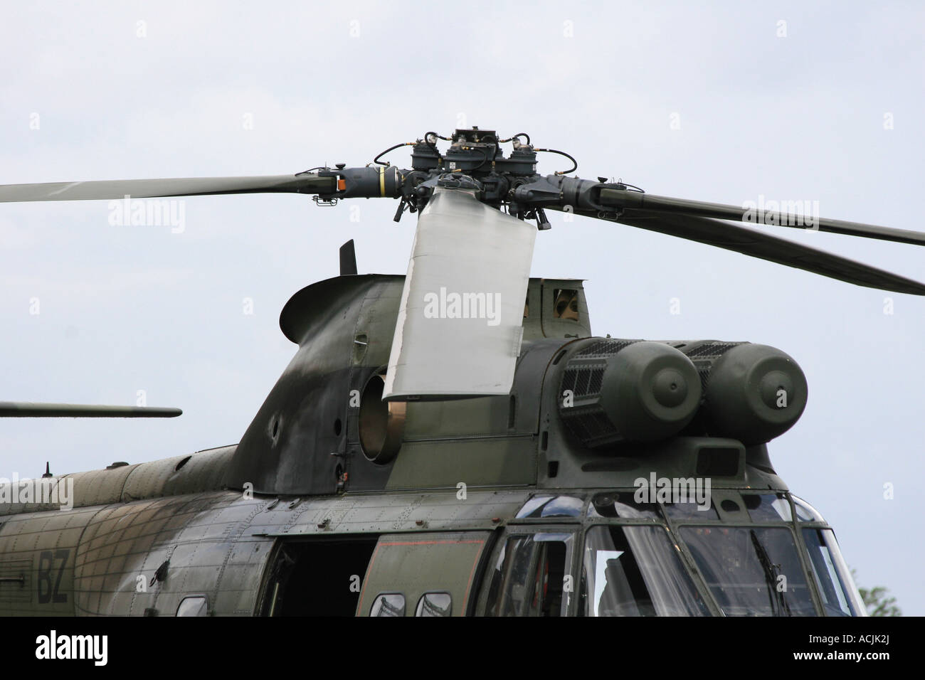 RAF Puma Helicopter Stock Photo - Alamy