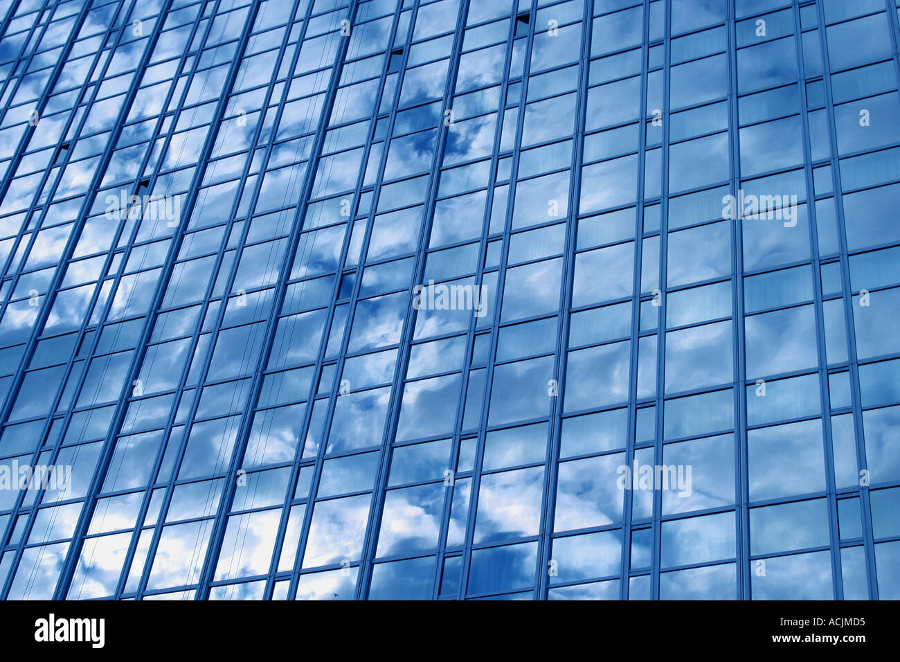 window texture with cloud reflection Stock Photo - Alamy