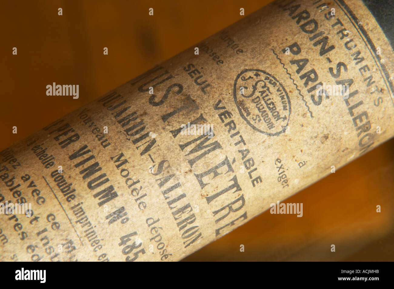 An old instrument to measure the must weight made in France Instruments ...