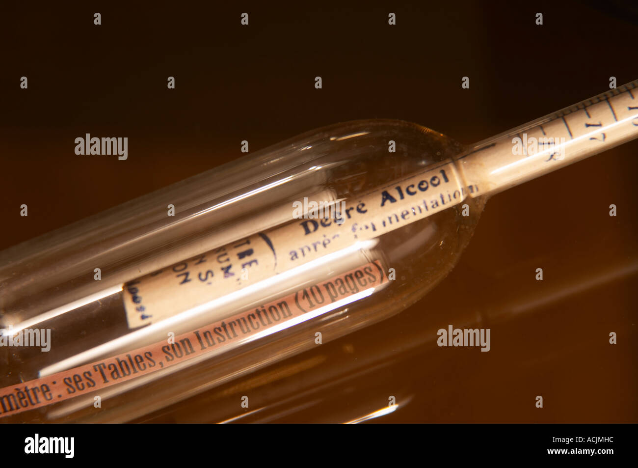An old instrument to measure the must weight made in France Instruments ...