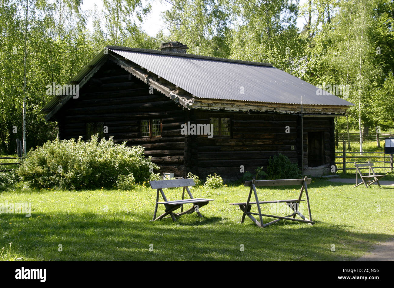 Norwegian farm house at the folk museum in Oslo Norway Stock Photo - Alamy