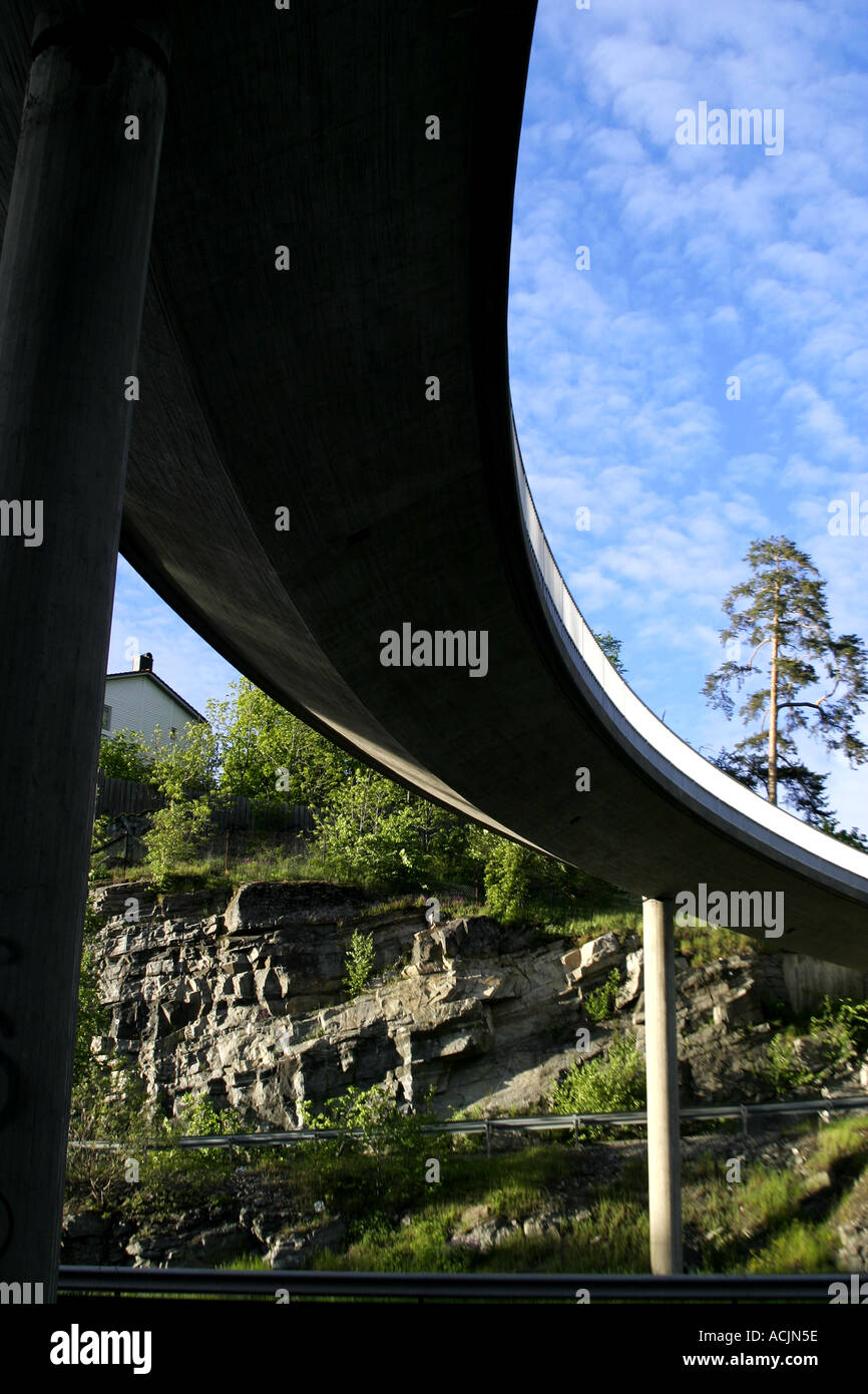 A concrete walking path Stock Photo - Alamy