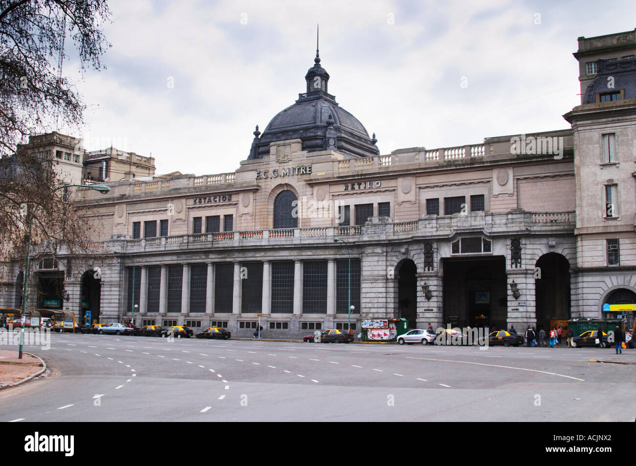 The Retiro train station FCG Mitre on the Plaza San Martin Square ...