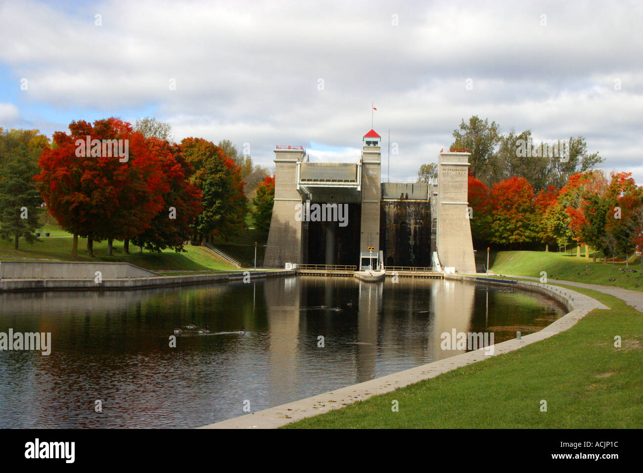 Peterborough lift lock Ontario Canada Stock Photo - Alamy