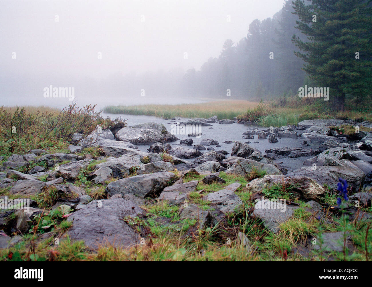 The 6 th Karakol Lake in Altai mountains Stock Photo - Alamy