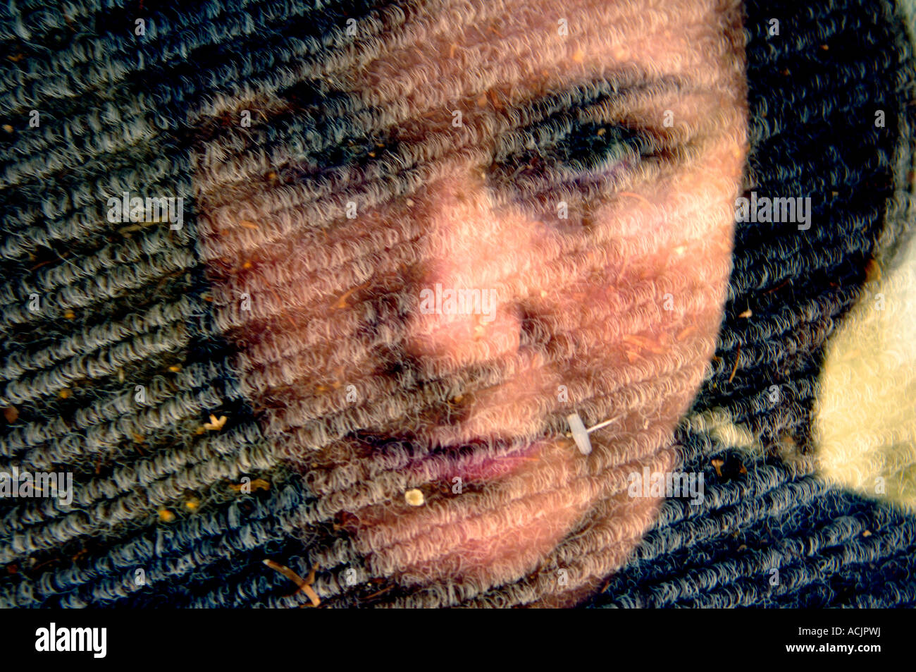 female woman portrait face double exposure composite head feminine ...