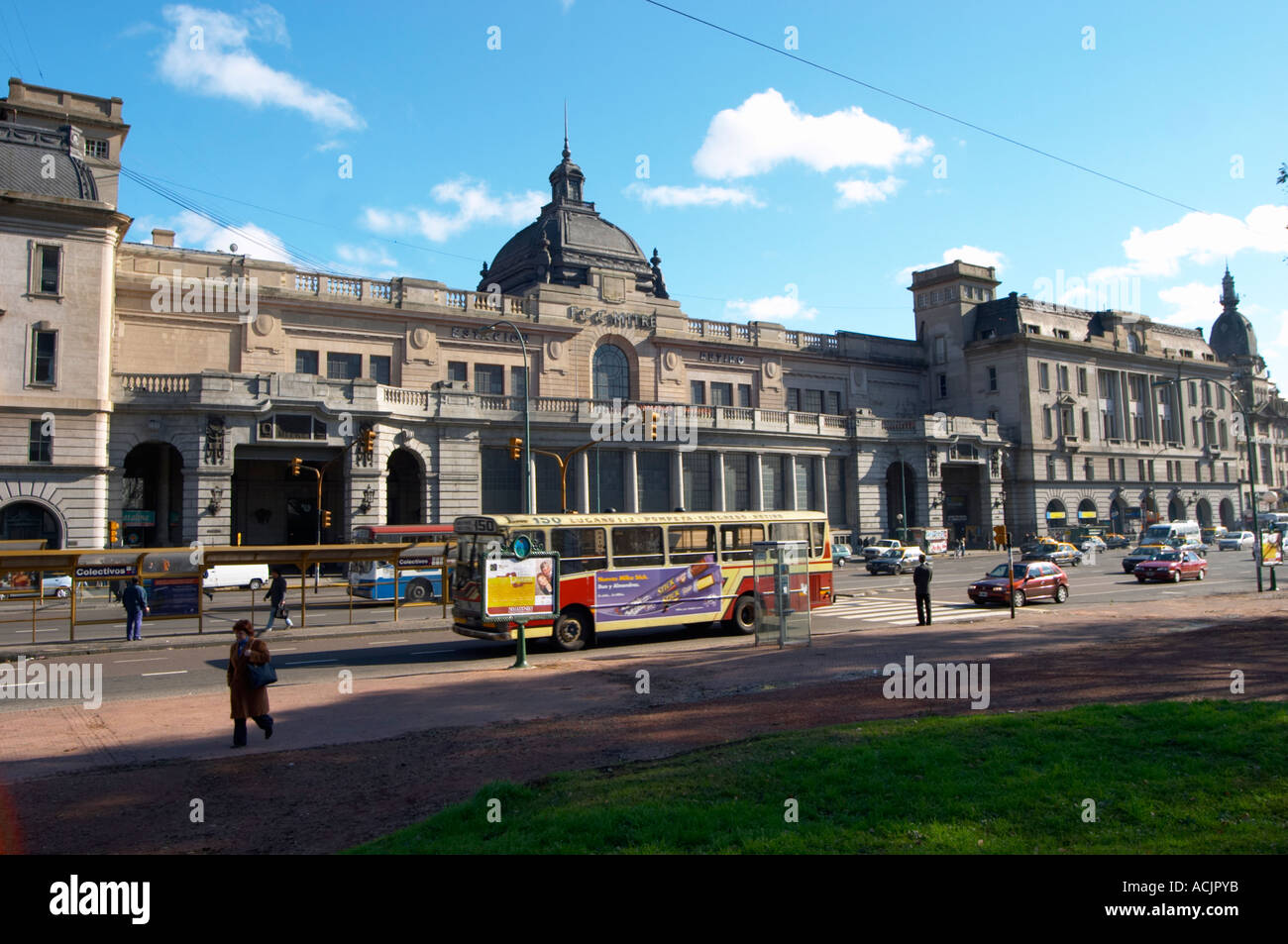 The Retiro train station FCG Mitre on the Plaza San Martin Square ...