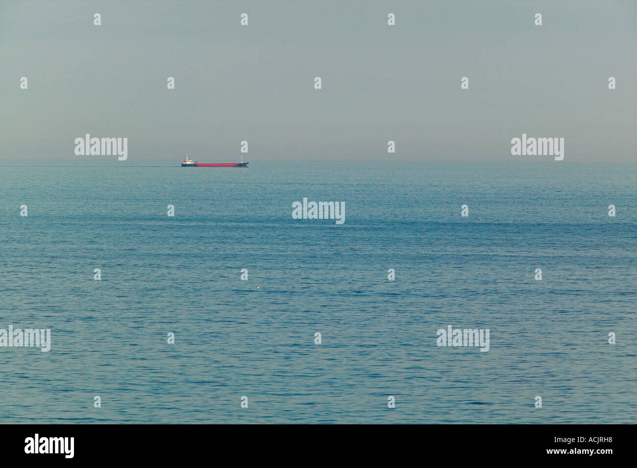 Container ship in the Atlantic Ocean Stock Photo - Alamy