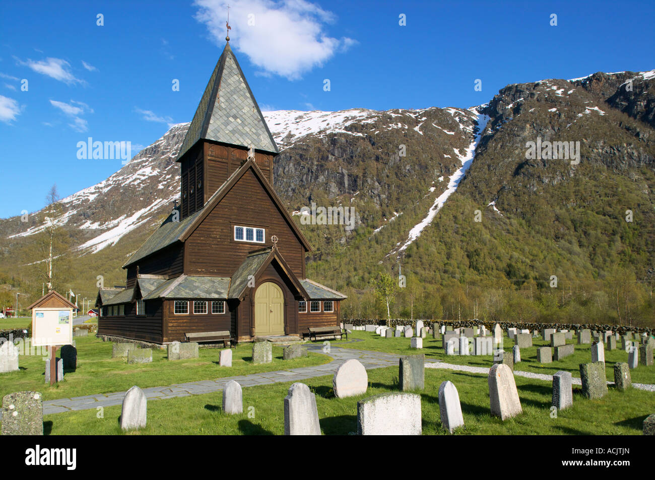 Roldal Stave Church Stock Photo - Alamy
