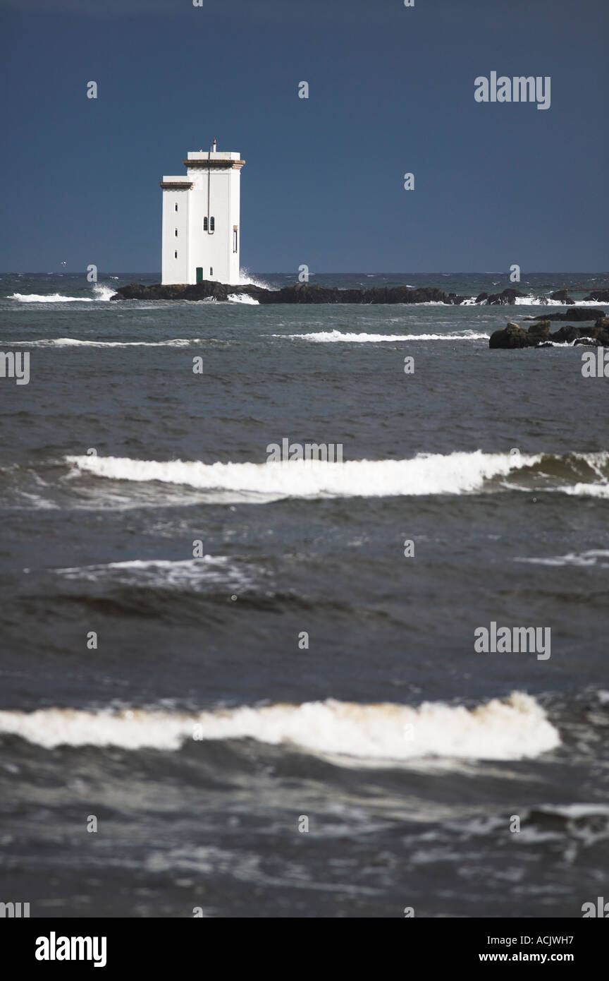 Caraig Fhada Lighthouse, near Port Ellen, Isle of Islay, Argyll and ...