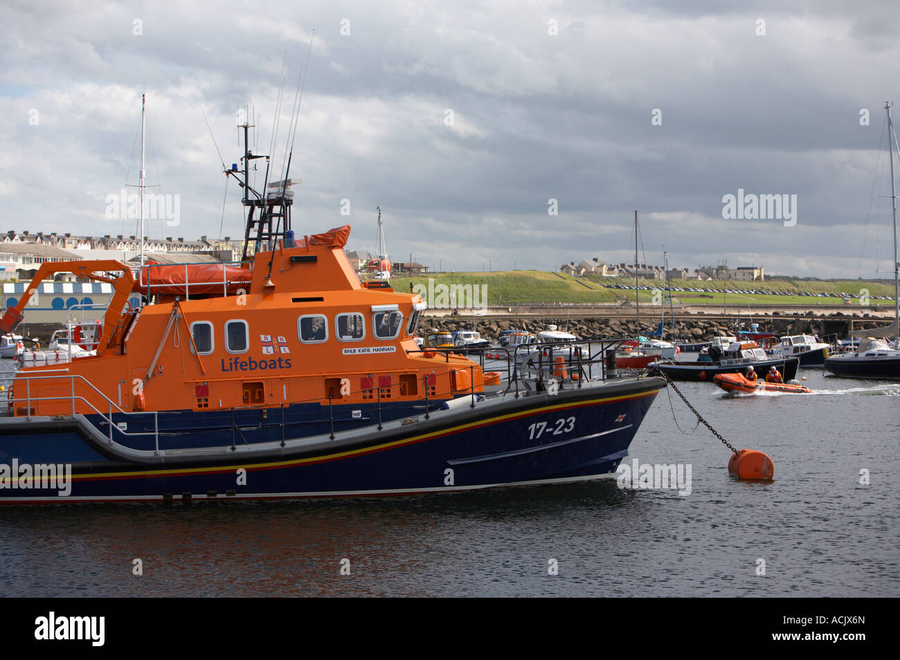 Portrush lifeboats Ken and Mary D class inshore and Katie Hannan Severn ...