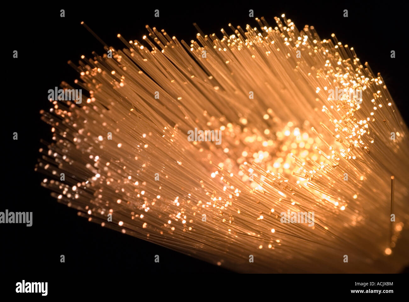 Fibre optic light Stock Photo - Alamy