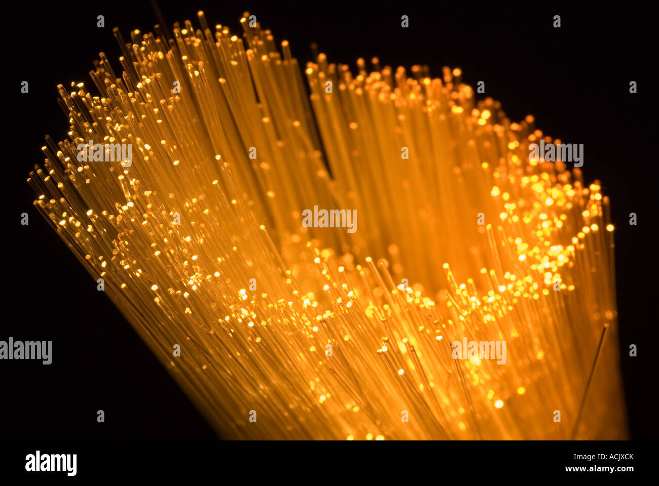 Fibre optic light Stock Photo - Alamy