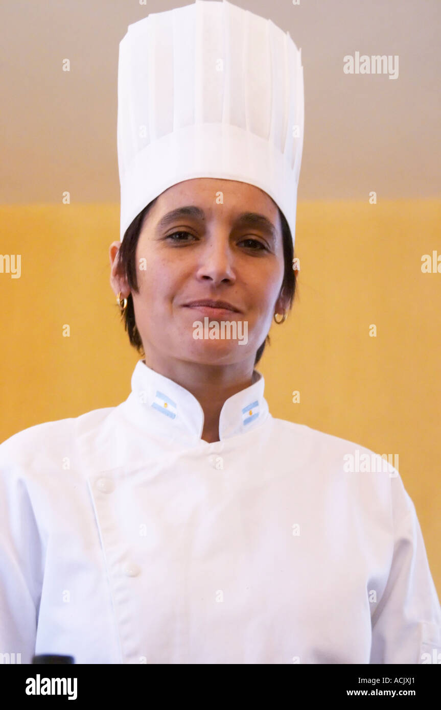 Sandra Roman chef and teacher at Escuela Aromos school and patissiere ...