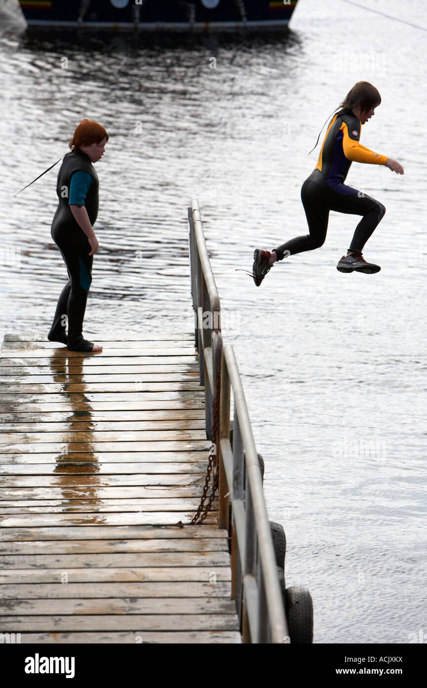Jumping Off Jetty High Resolution Stock Photography and Images - Alamy