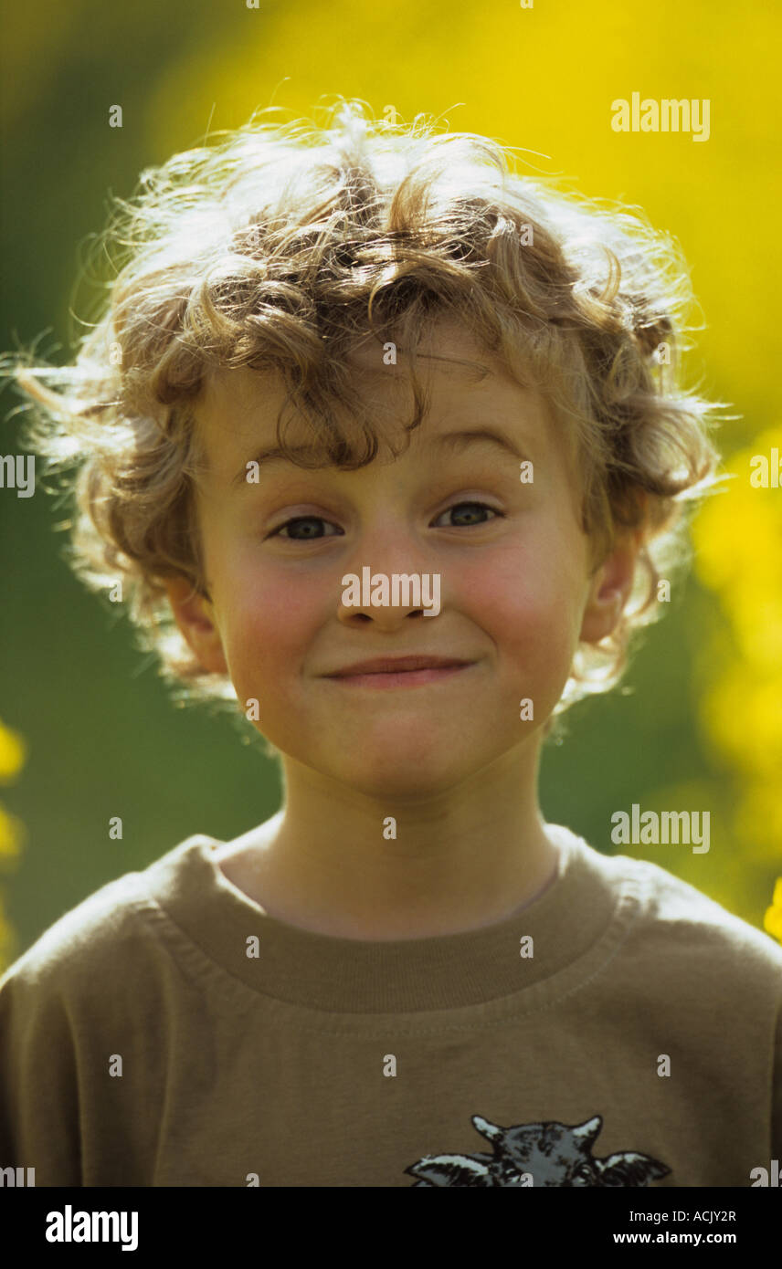 Boy Smiling UK Model Released Stock Photo - Alamy