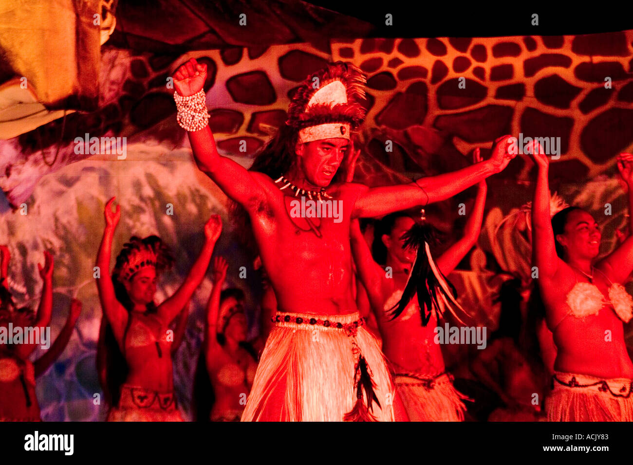 Natives Participating in Tapati Festival Easter Island during Rapa Nui ...