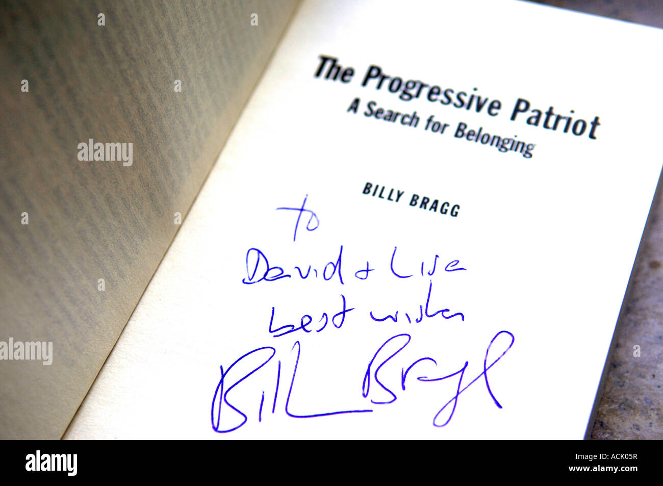 Autographed copy of book hi-res stock photography and images - Alamy