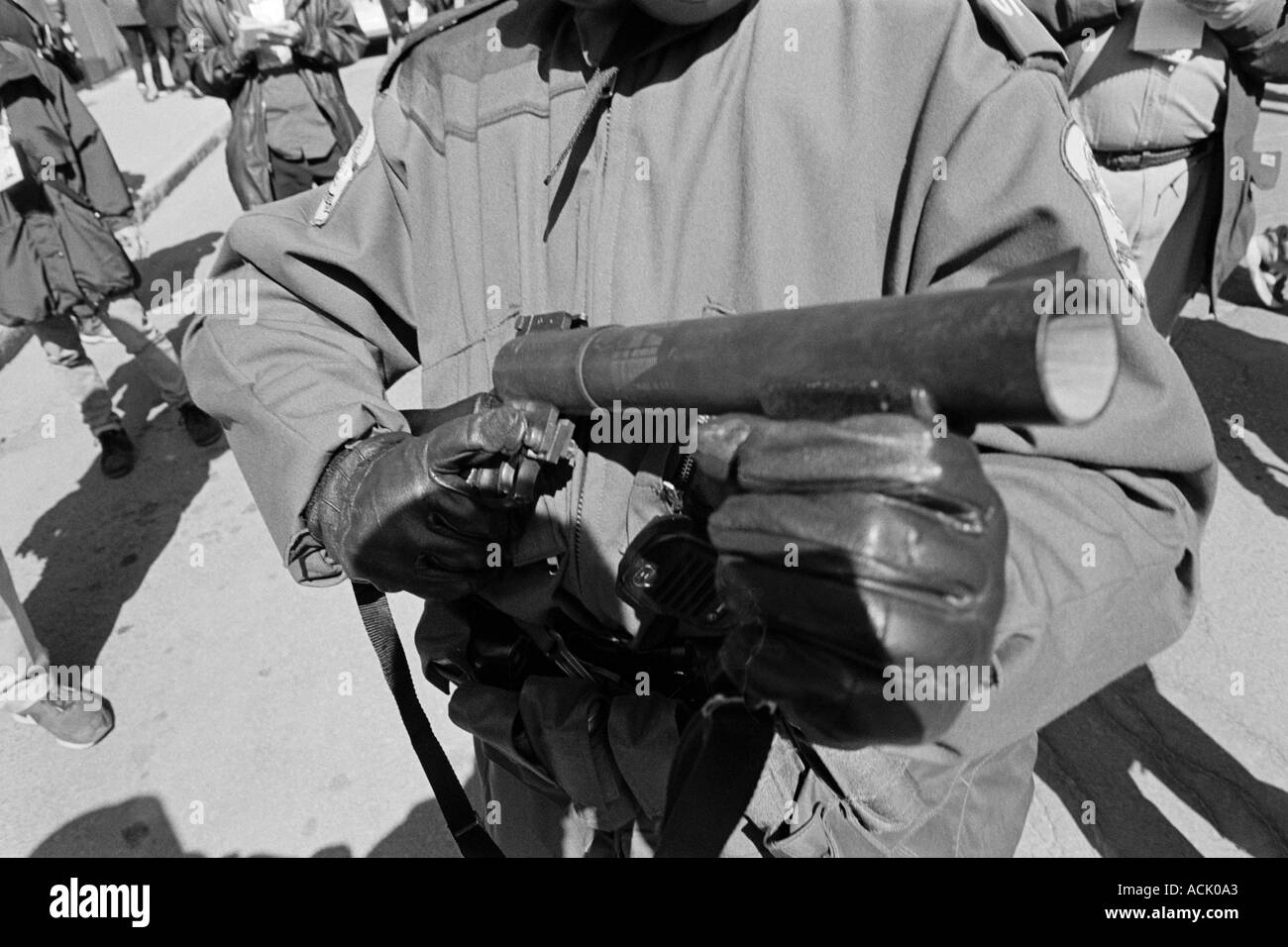 Tear gas launcher hi-res stock photography and images - Alamy