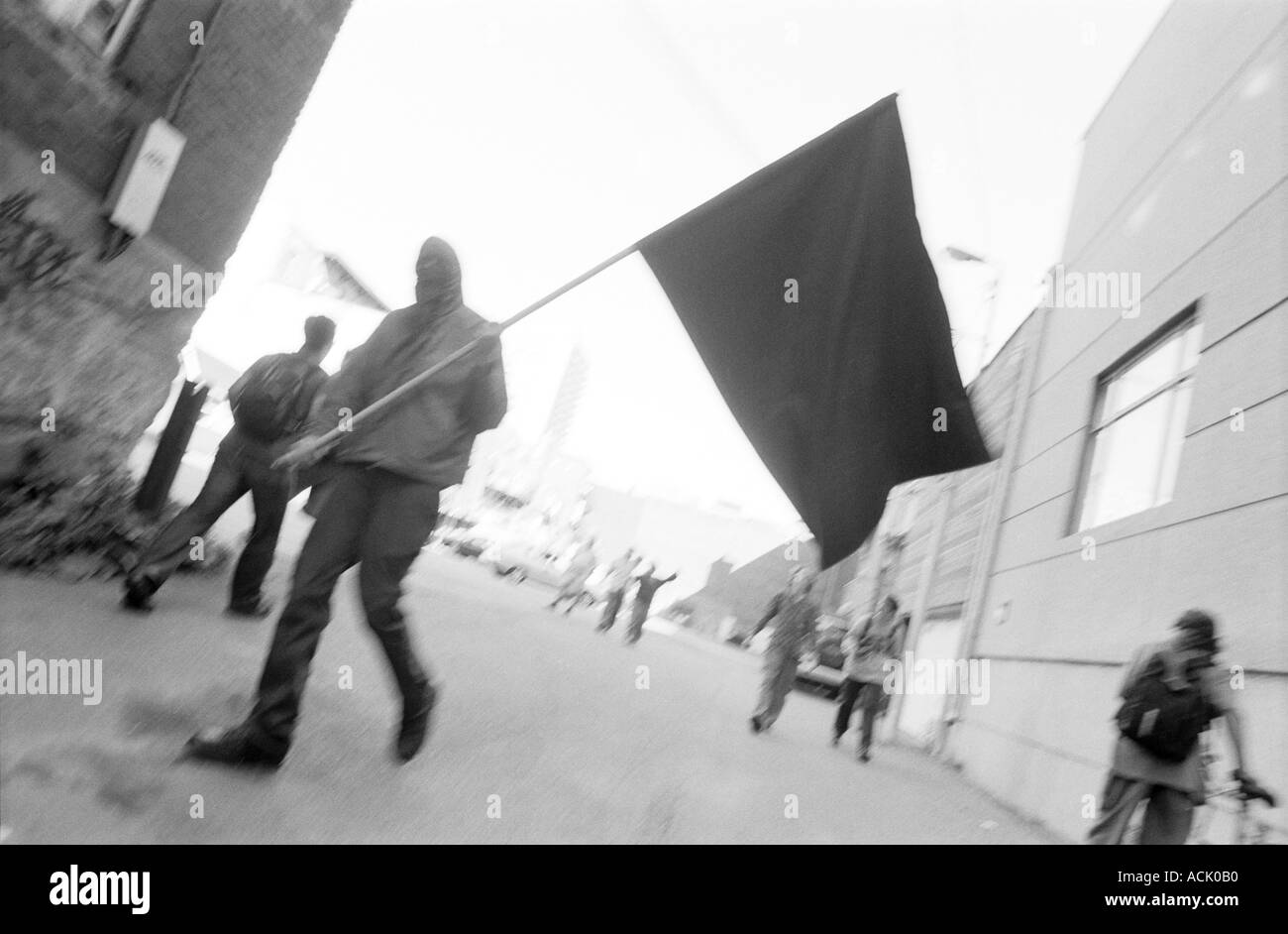 Carrying flag Black and White Stock Photos & Images - Alamy