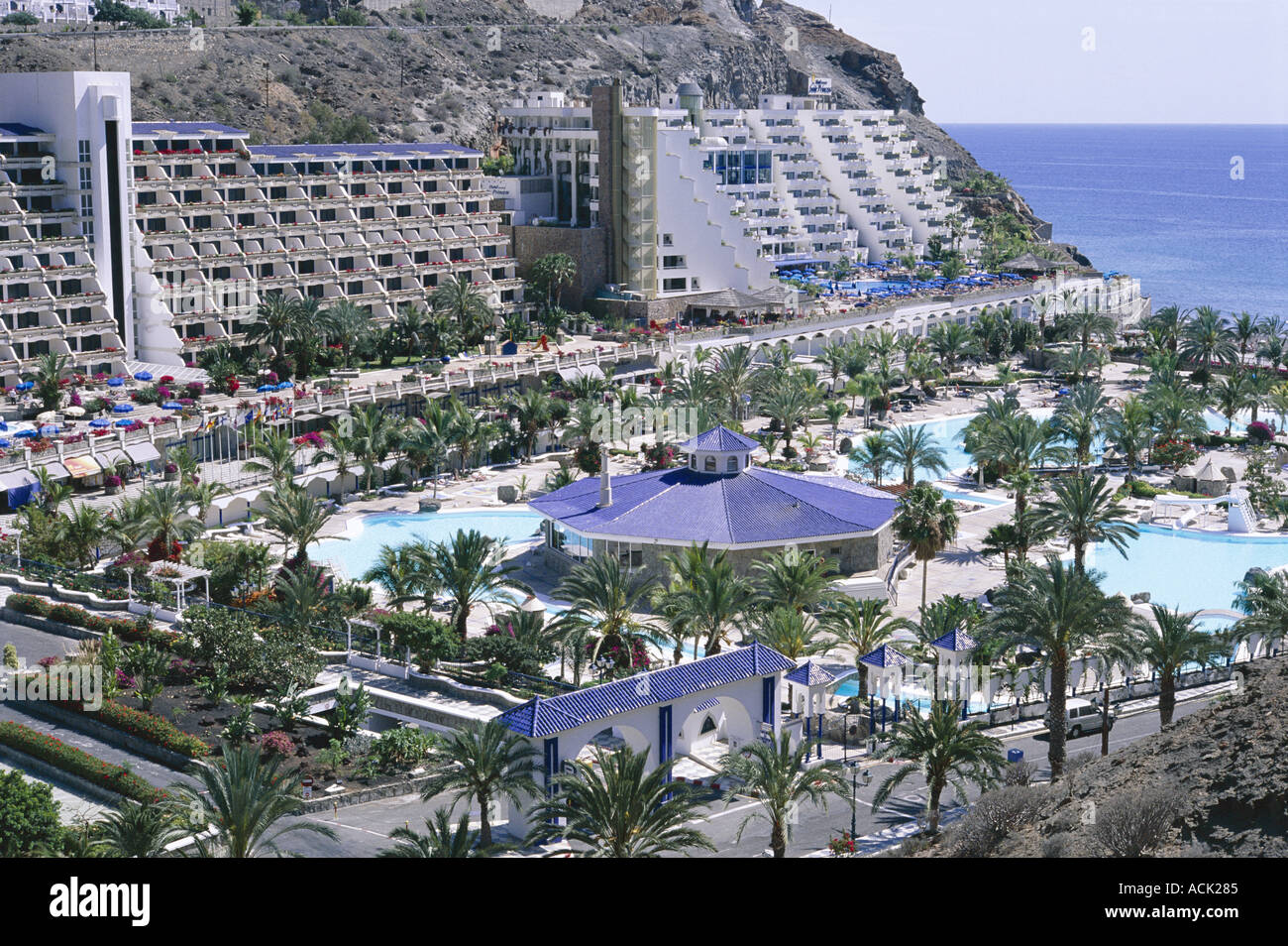 Tourist complex Taurito Gran Canaria Canary Isles Spain Stock Photo - Alamy