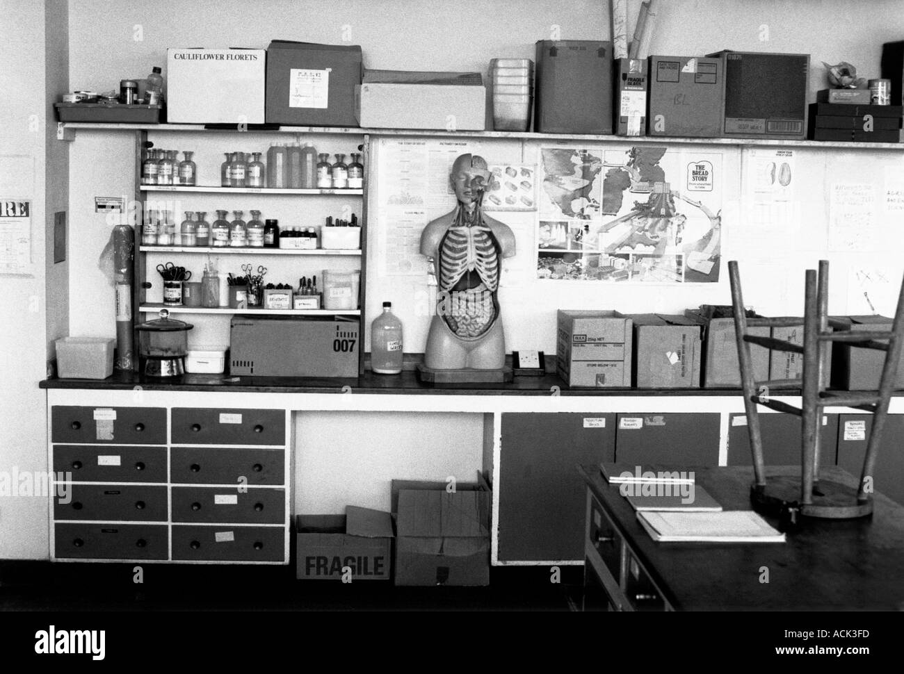 Science at school Black and White Stock Photos & Images - Alamy