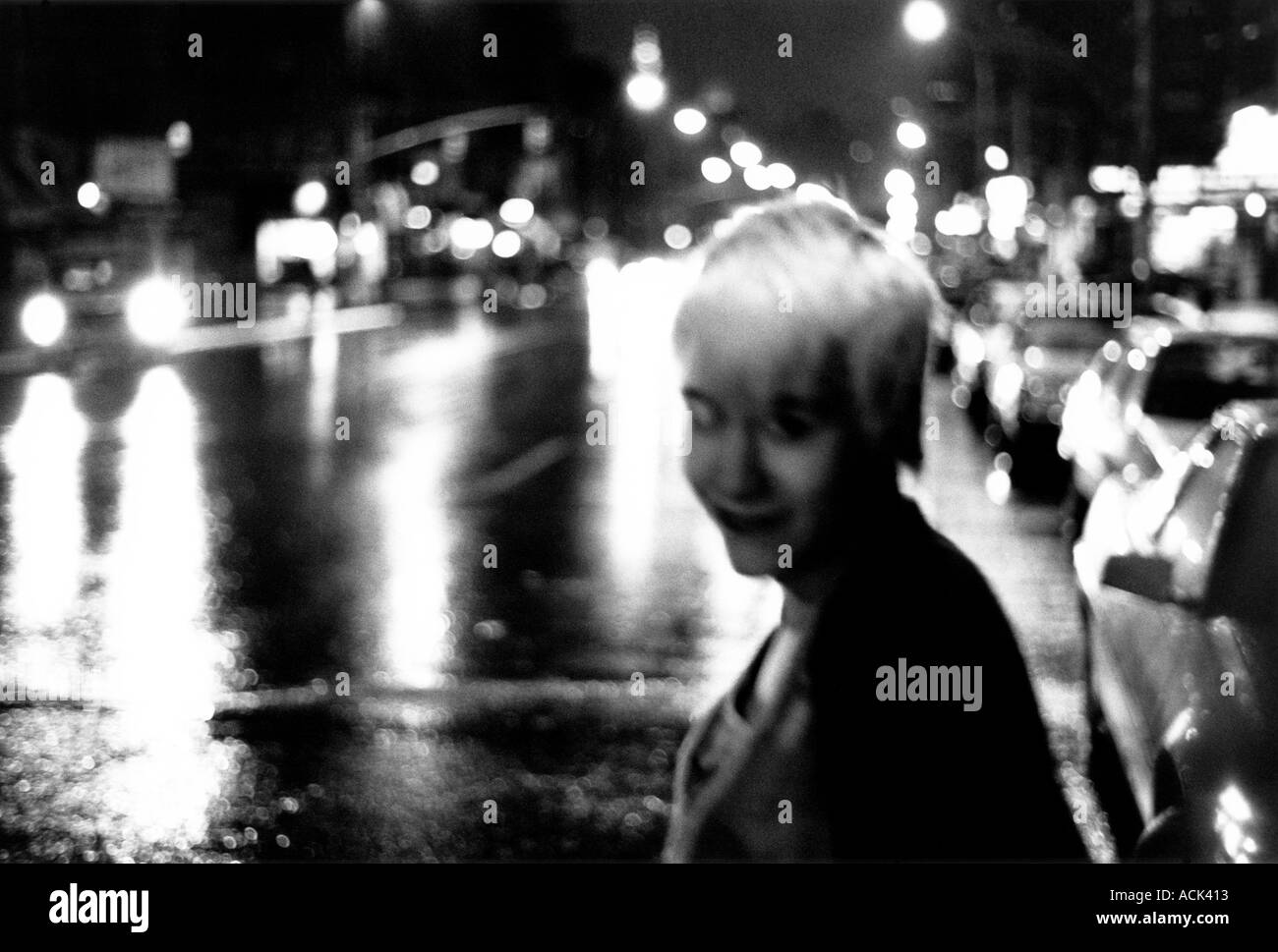 Cars standing Black and White Stock Photos & Images - Alamy