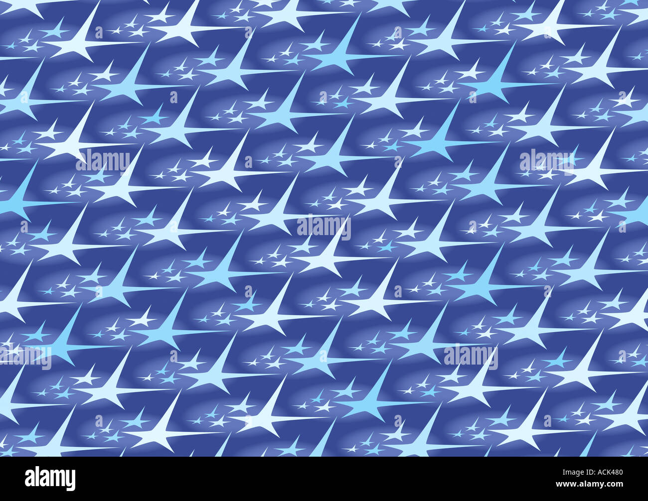illustrated pattern featuring stars Stock Photo - Alamy