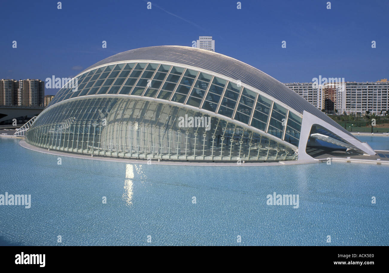 Modern architecture of Ciudad Artes y Ciencias City of Arts and ...
