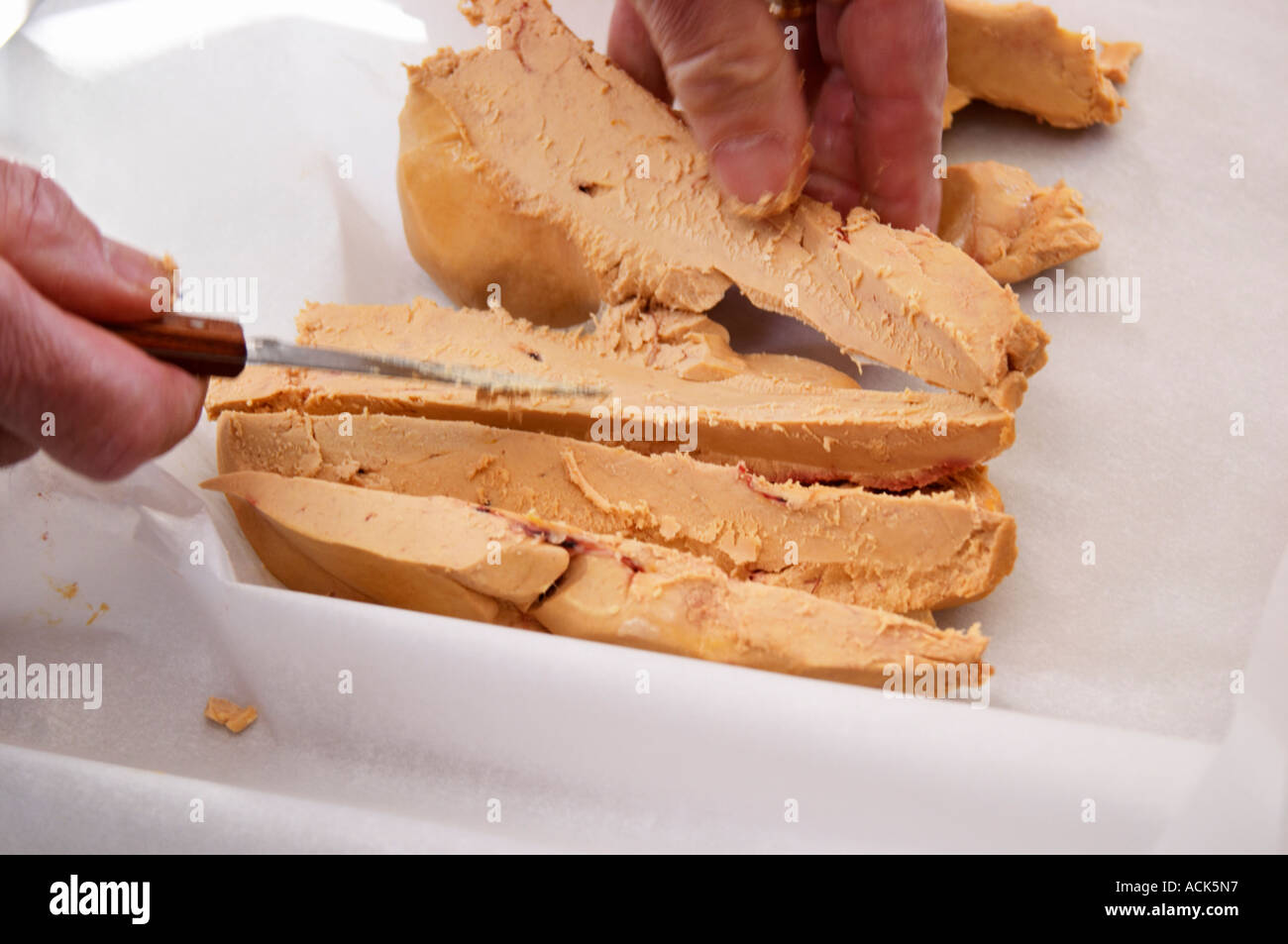 How to make foie gras duck's liver (series of images): Each lobe of the ...