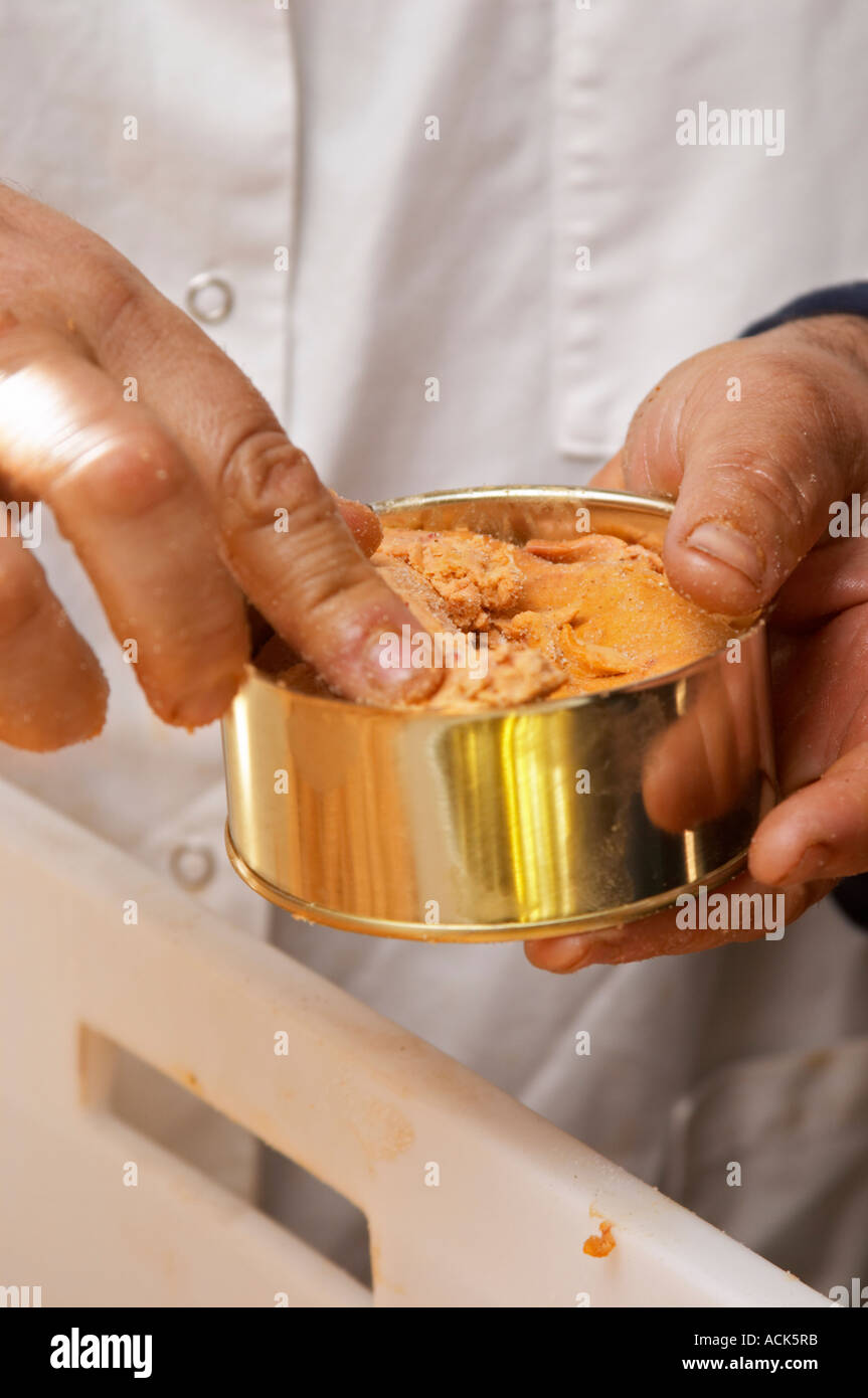 How to make foie gras duck's liver (series of images): The pieces of ...