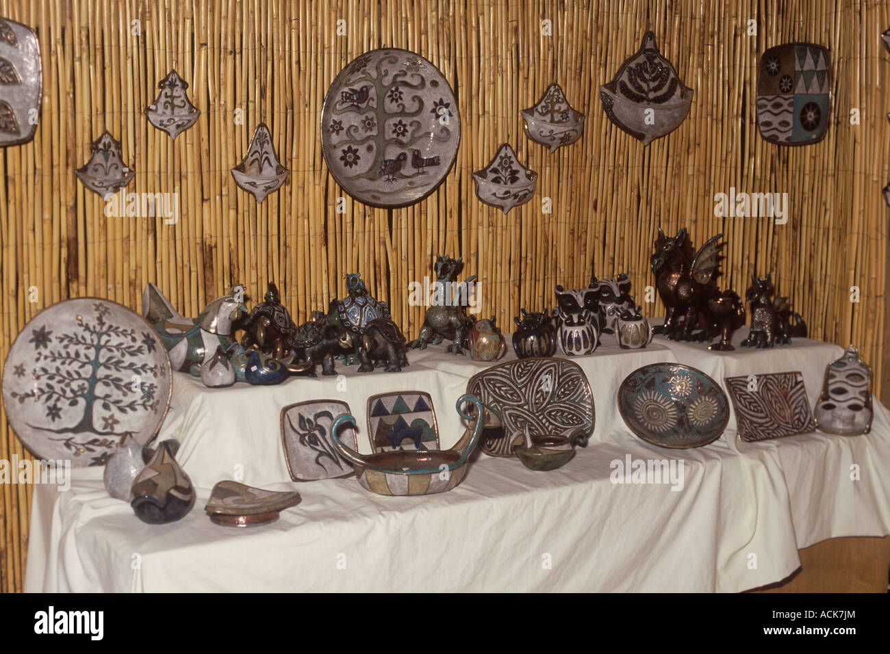 Exhibit at Fira del Fang, Pottery Exhibition at Marratxi near Palma de ...