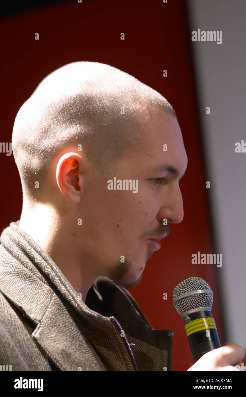 Ben Hammersley, writer author and consultant at the Les Blog conference ...