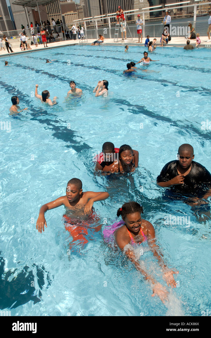 Floating pool barge hi-res stock photography and images - Alamy