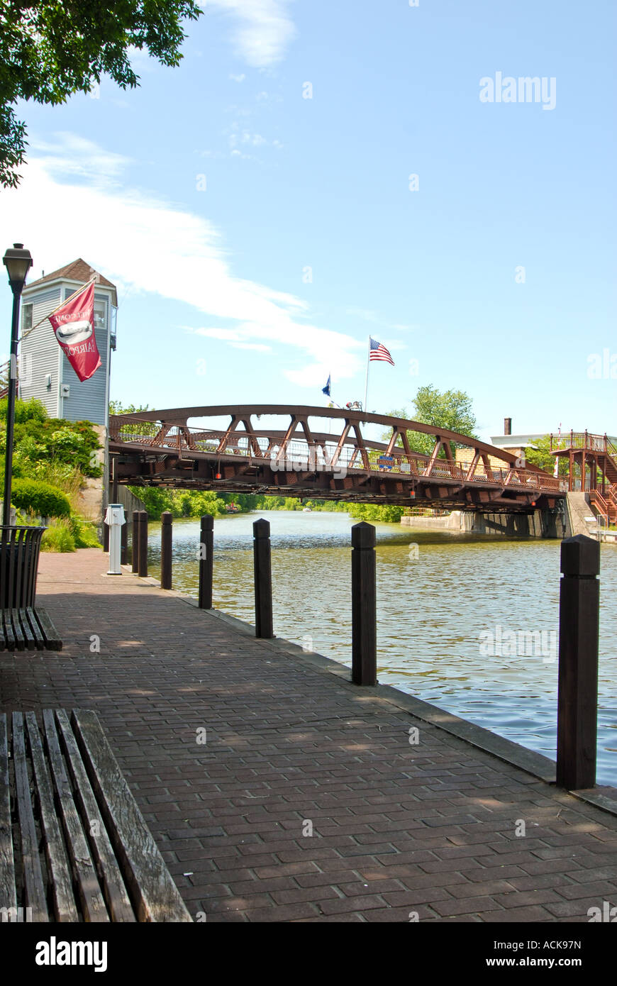 Erie Canal, Fairport NY USA Stock Photo - Alamy
