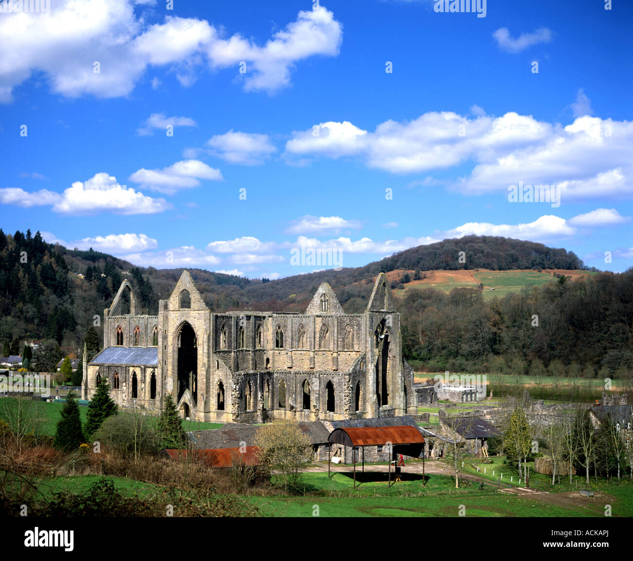 Tintern Abbey, Wye Valley, Monmouthshire, South Wales Stock Photo - Alamy