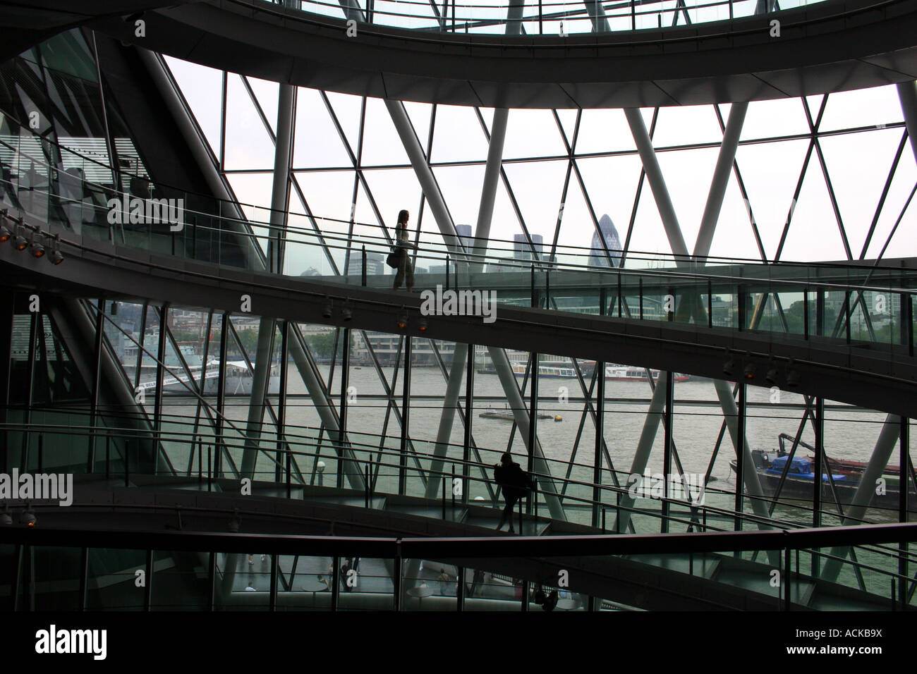 London mayor building staircase hi-res stock photography and images - Alamy