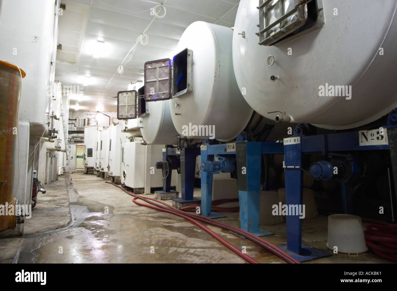 Steel fermentation tanks and rotating roto-fermenters, revolving ...